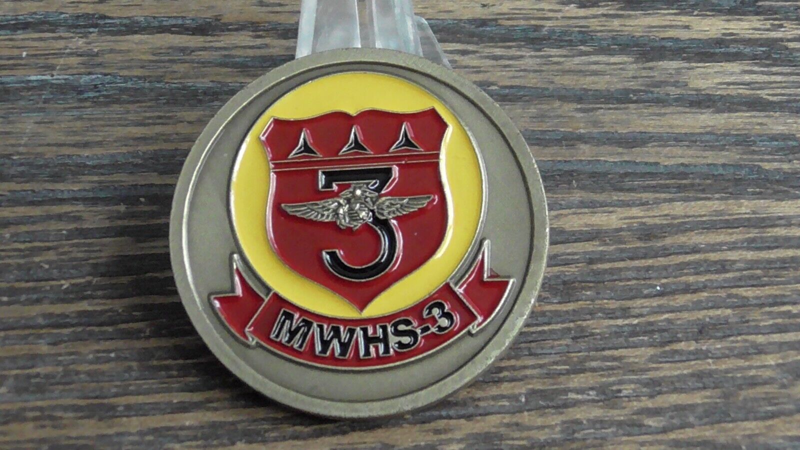 USMC Marine Wing Headquarters Squadron 3 MWHS 3 Challenge Coin #477X – One World Treasures