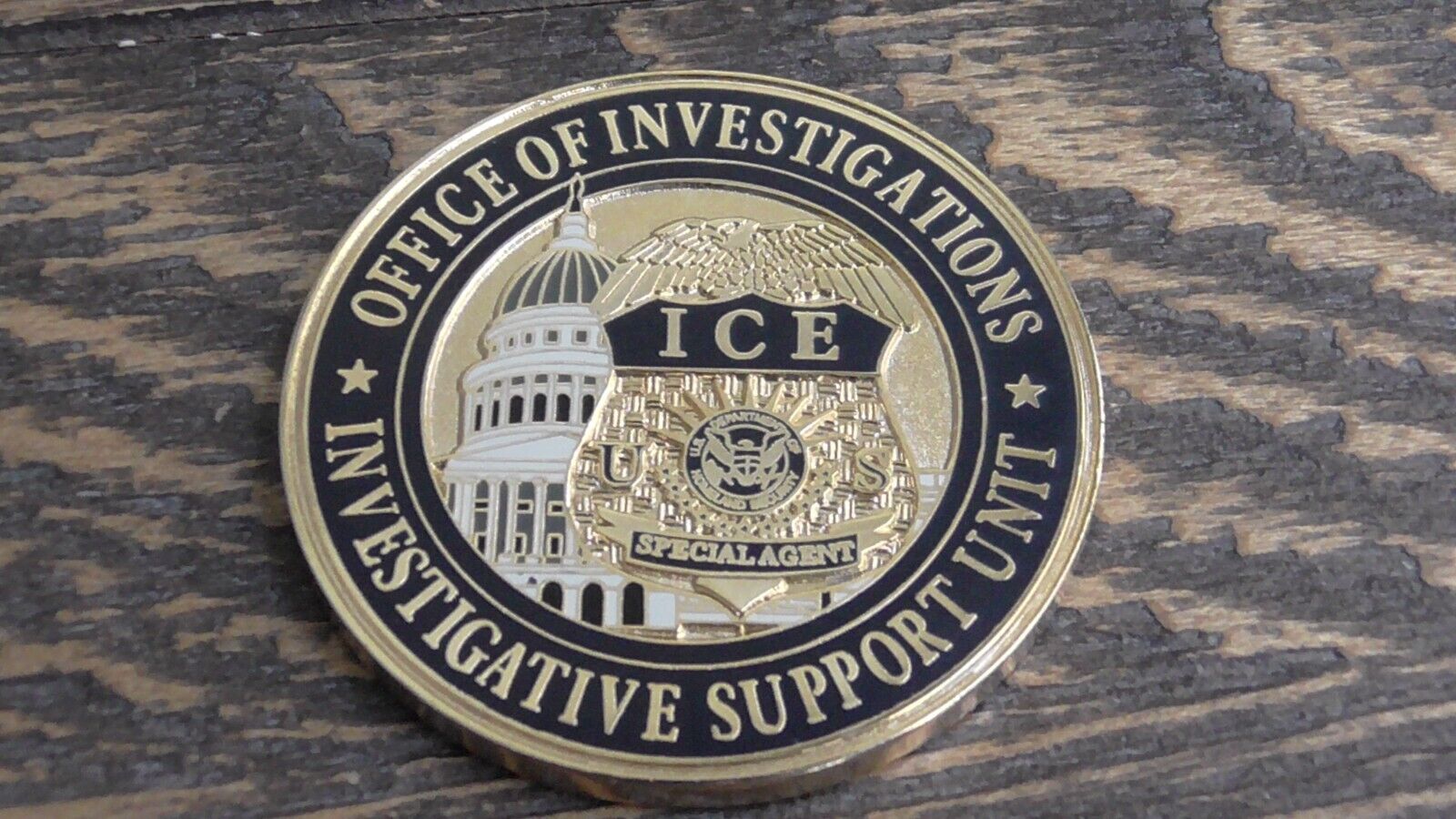 ICE Immigration & Customs Enforcement Investigative Support Unit Chall ...