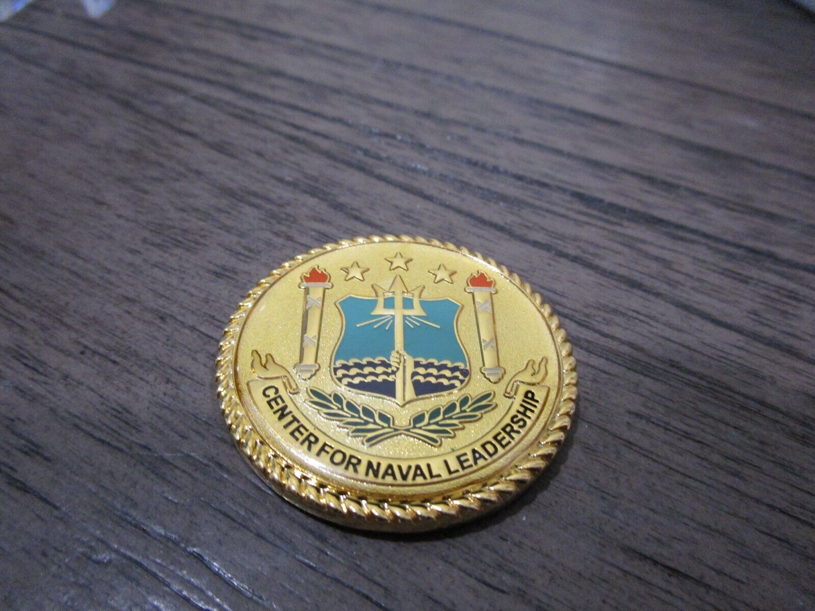 USN Center For Naval Leadership Challenge Coin #665E – One World Treasures