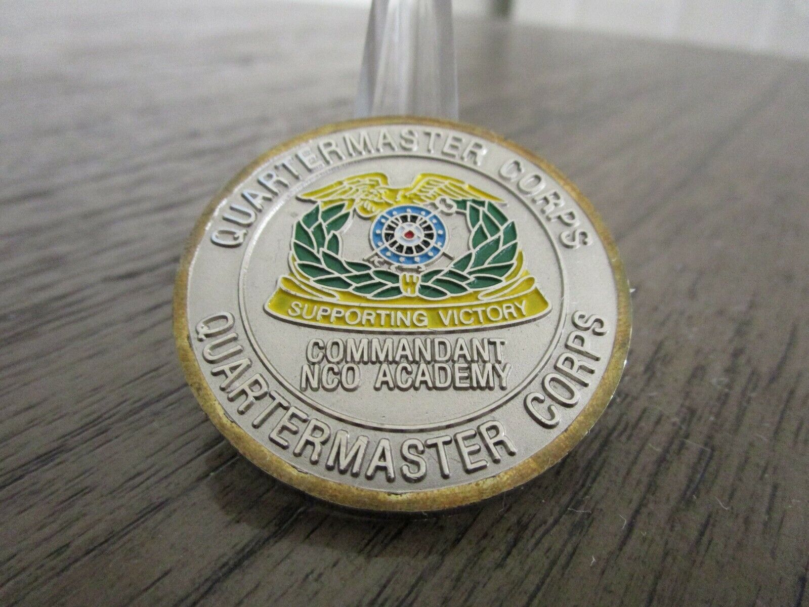 US Army Quartermaster Corps Commandant NCO Academy Challenge Coin #48E ...