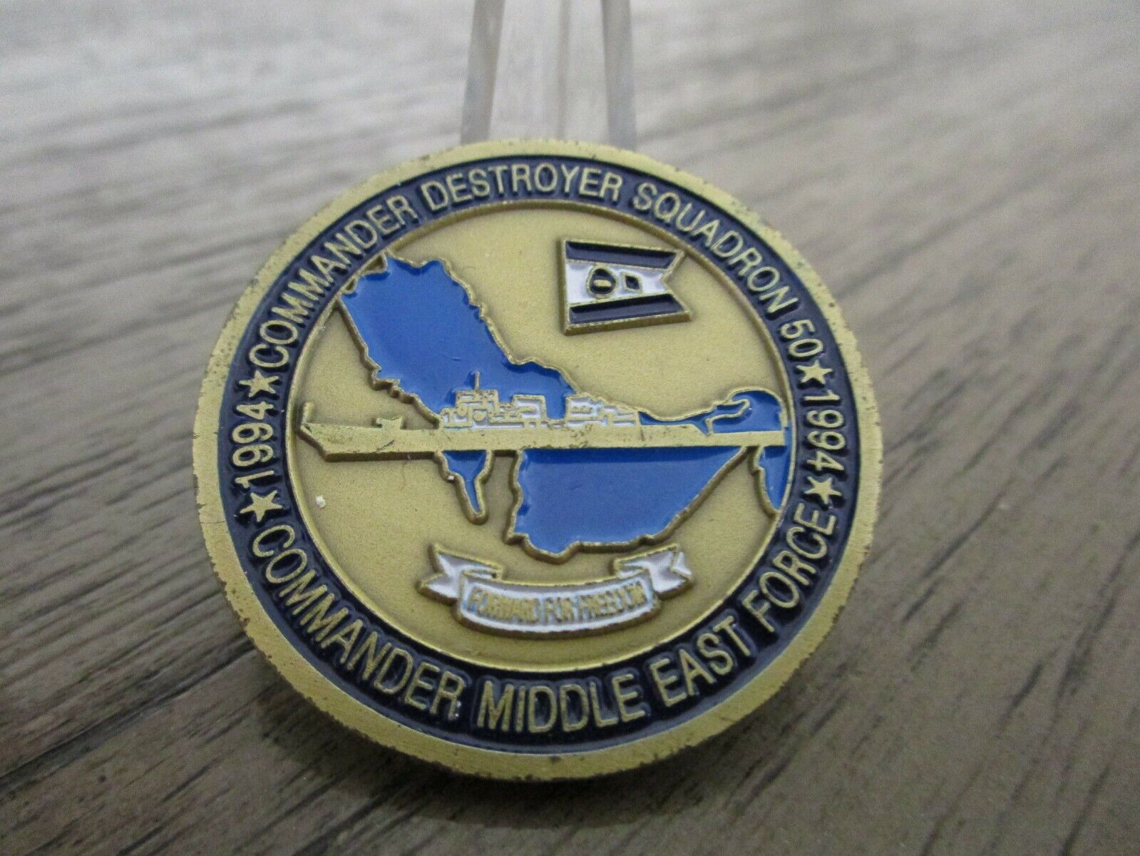 USN Destroyer Squadron 50 Commander Middle East Force Commodore Challe ...