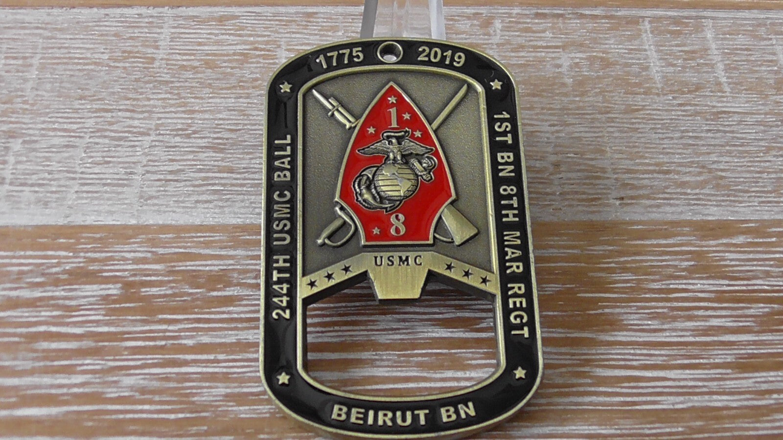 USMC 1st Battalion 8th Marines 244th Birthday Ball 2019 Challenge Coin ...