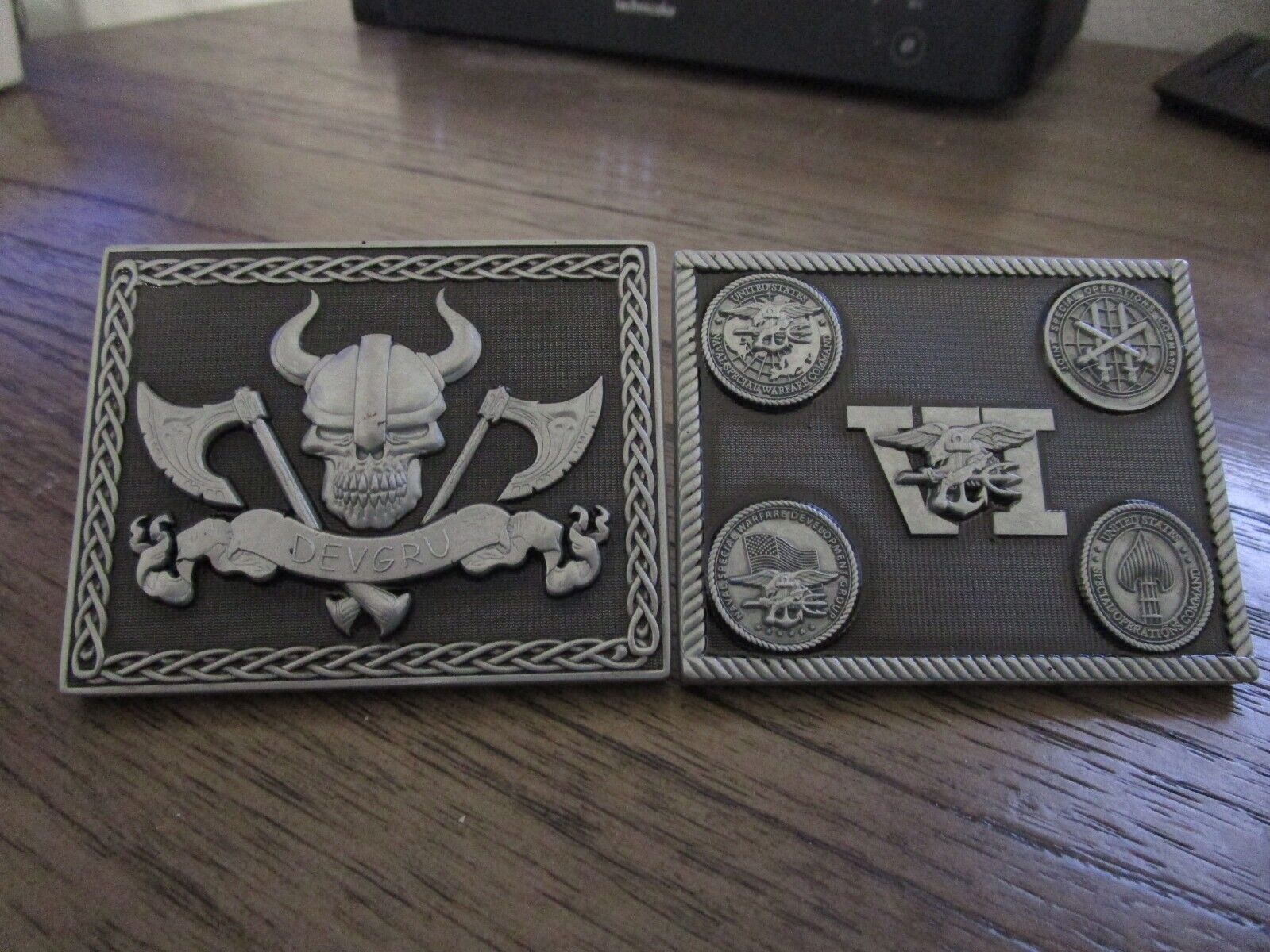 SEAL Team Six Grey Sq NSWDG JSOC Navy SEAL Team VI DEVGRU Challenge Co ...