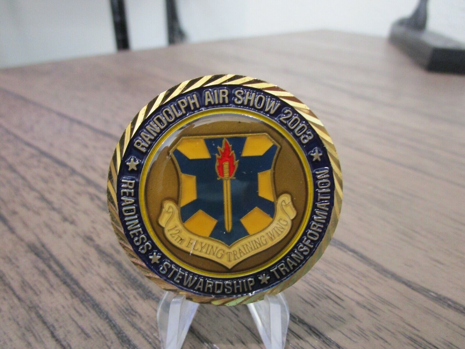 USAF 12th Flying Training Wing 2003 Randolph Air Show Challenge Coin ...