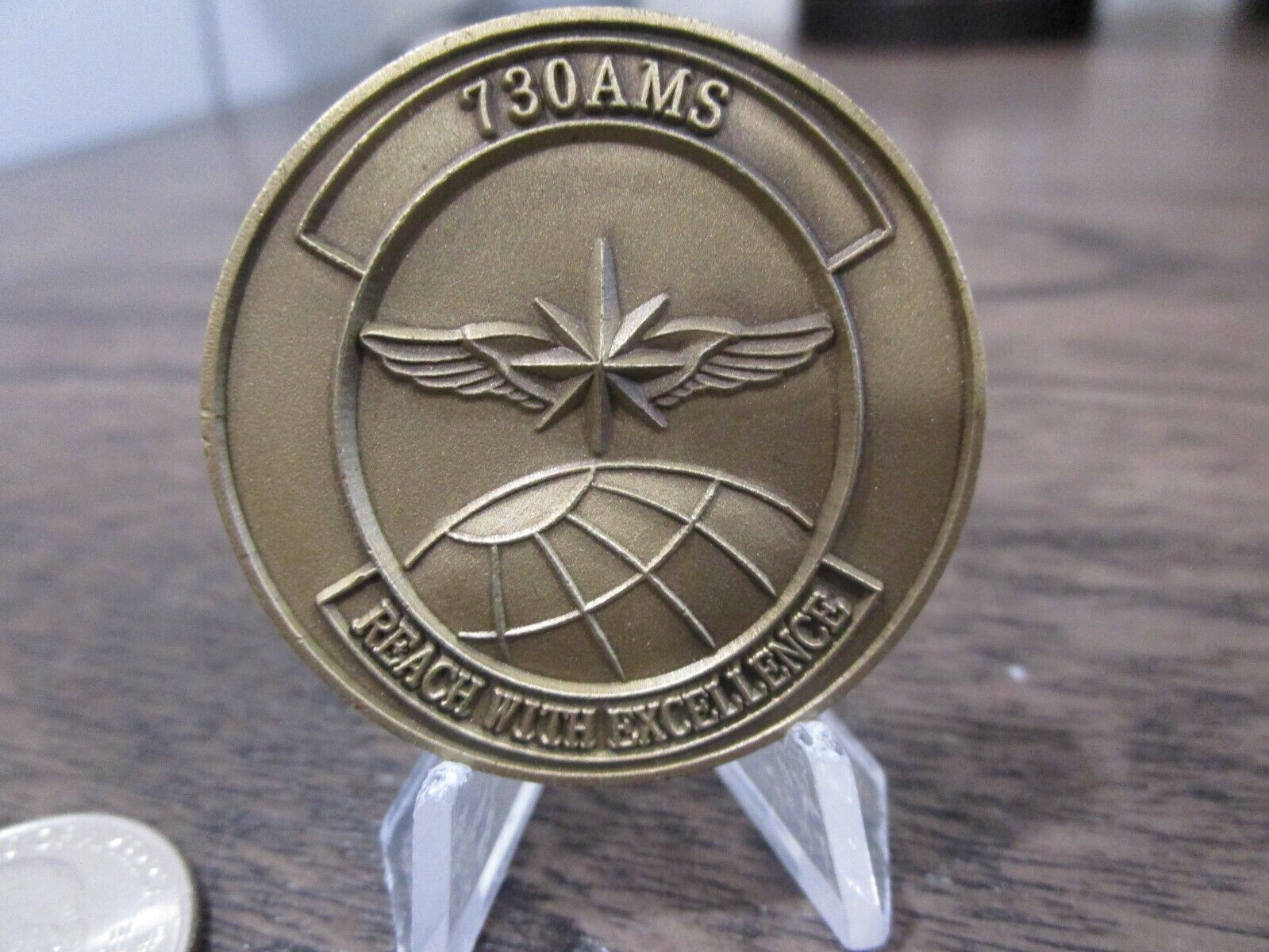 USAF 730th Air Mobility Squadron 730 AMS Yokota AB Challenge Coin #969 ...