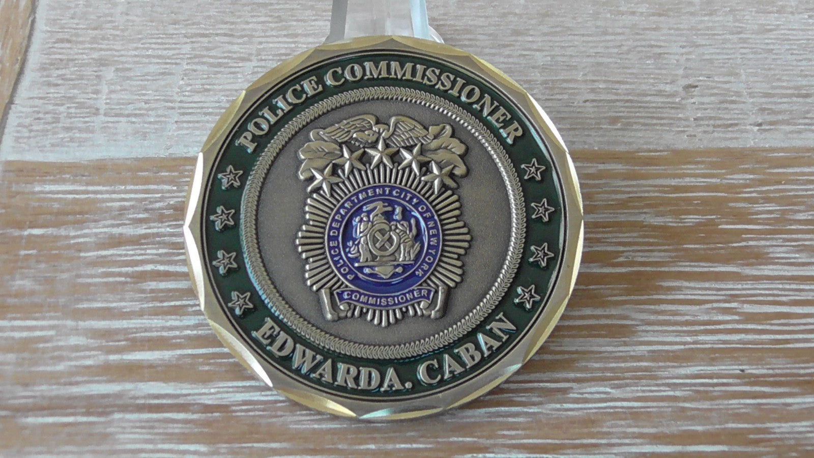 US Military NYPD Police Commissioner Edward Caban Challenge Coin #D982 ...