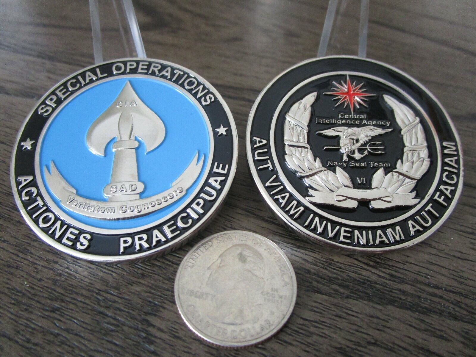 Special Operations CIA SAD DEVGRU Navy Seal Team VI Challenge Coin ...